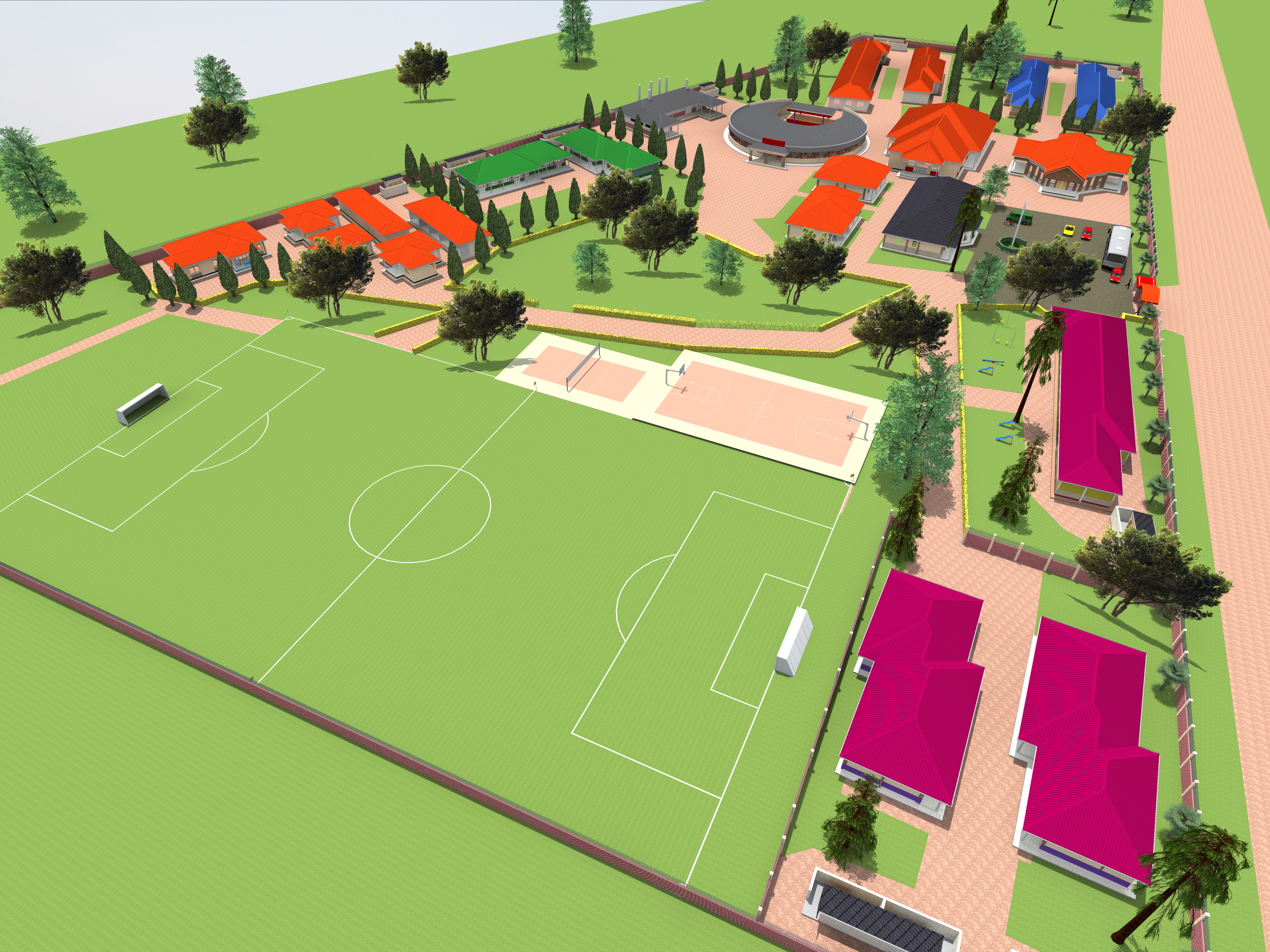 GENERAL SITE LAYOUT – U.V.C.O. Uganda e.V.